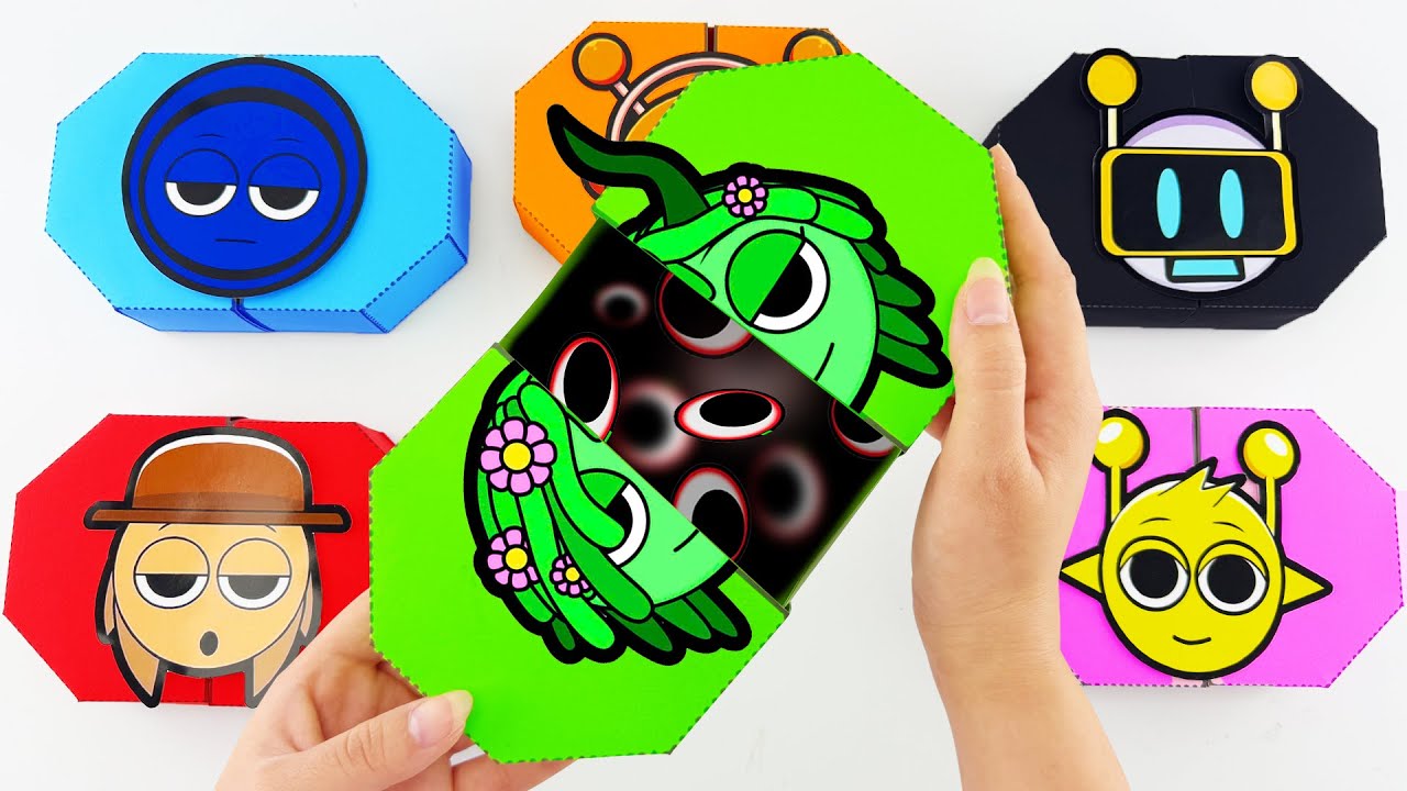 Sprunki cubes! GUESS which Sprunki character will come out of the cubes ...