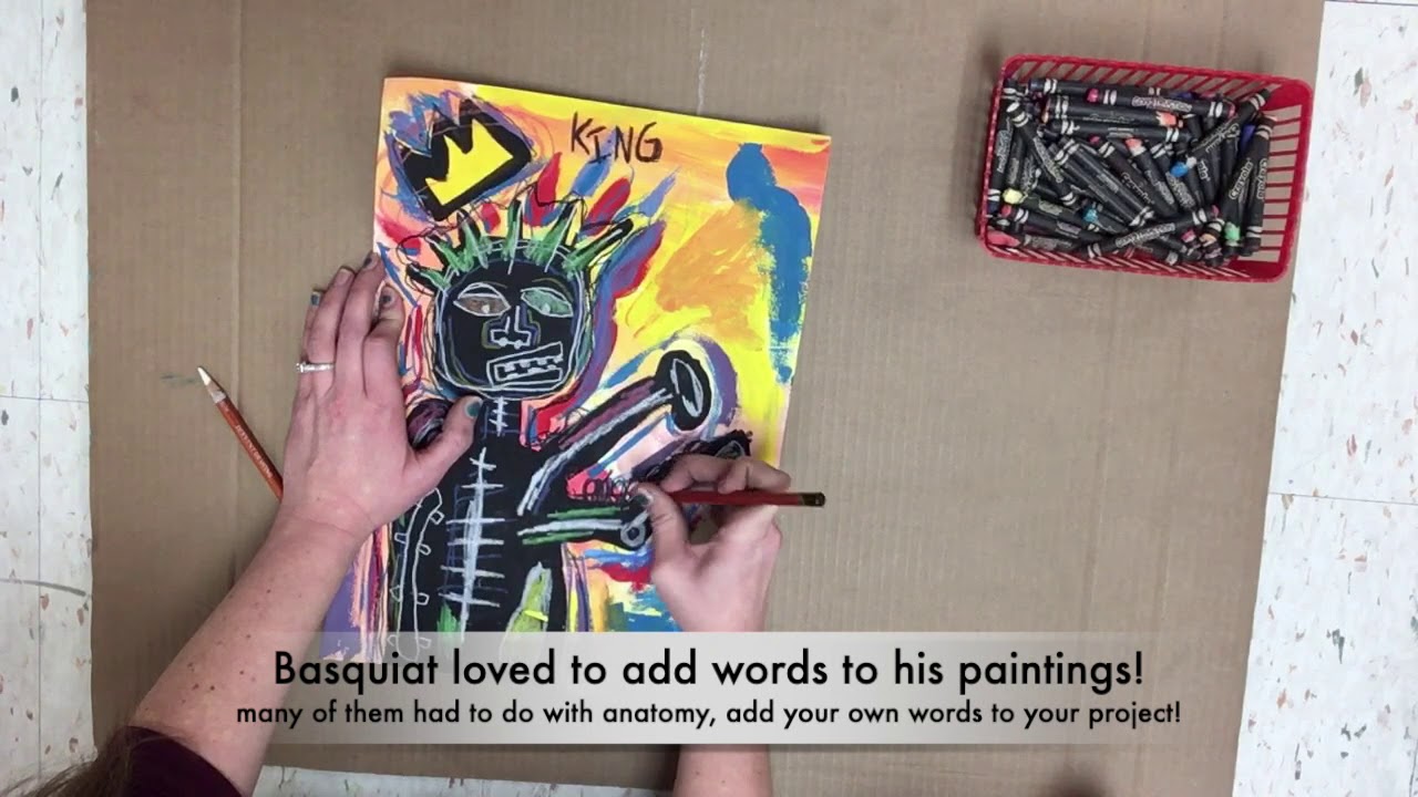 Basquiat Project Day 3 - YouTube