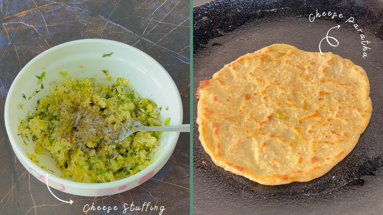 Cheese Stuffed Paratha | Cheese aur Aloo ka Stuffed Paratha - YouTube