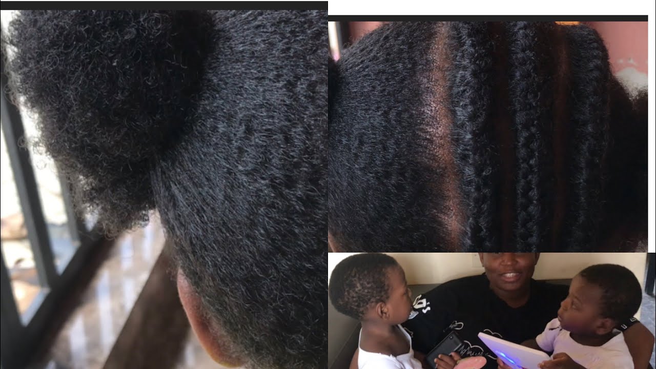 Vlog+How to make A Protective Hair Style - YouTube