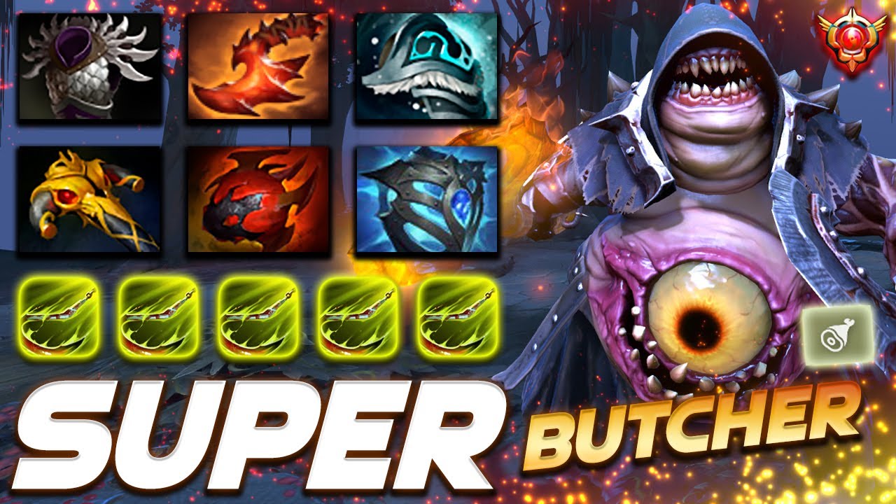 PUDGE MEGA BUTCHER - Dota 2 Pro Gameplay [Watch & Learn] - YouTube