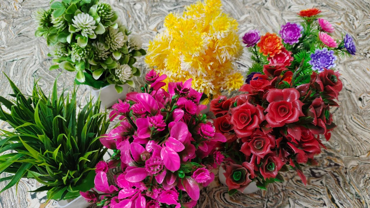 Meesho flower pots review|Artificial flower pots|Unboxing flower pots ...