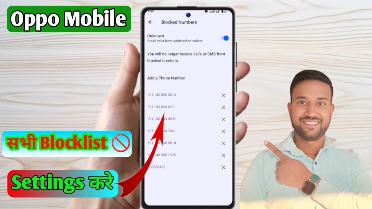 oppo Call Block Kaise Kare, Block List Se Number Kaise Hataye oppo ...