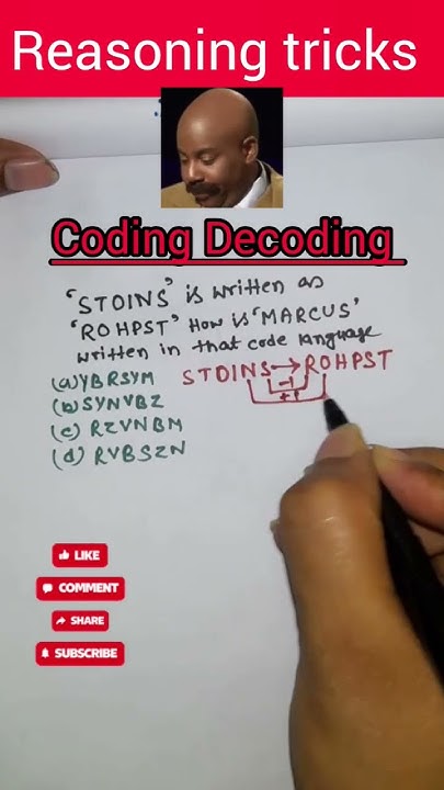 Reasoning ll Coding Decoding ll #shorts #shortsfeed #sscgd #ssccgl #reasoning # ...