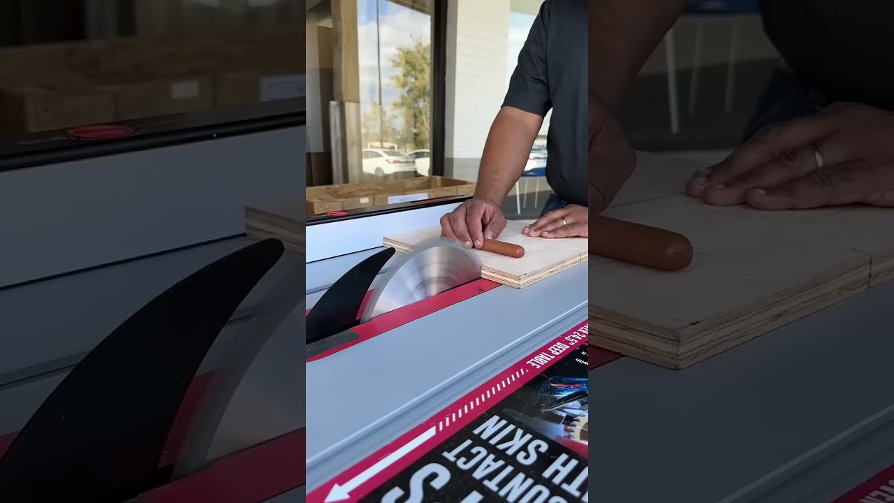 Sawstop slow motion store