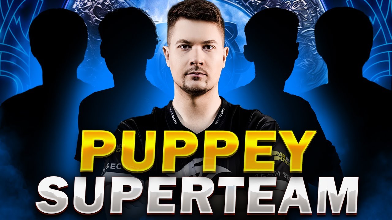 PUPPEY'S DREAM TEAM IN DOTA 2 - YouTube