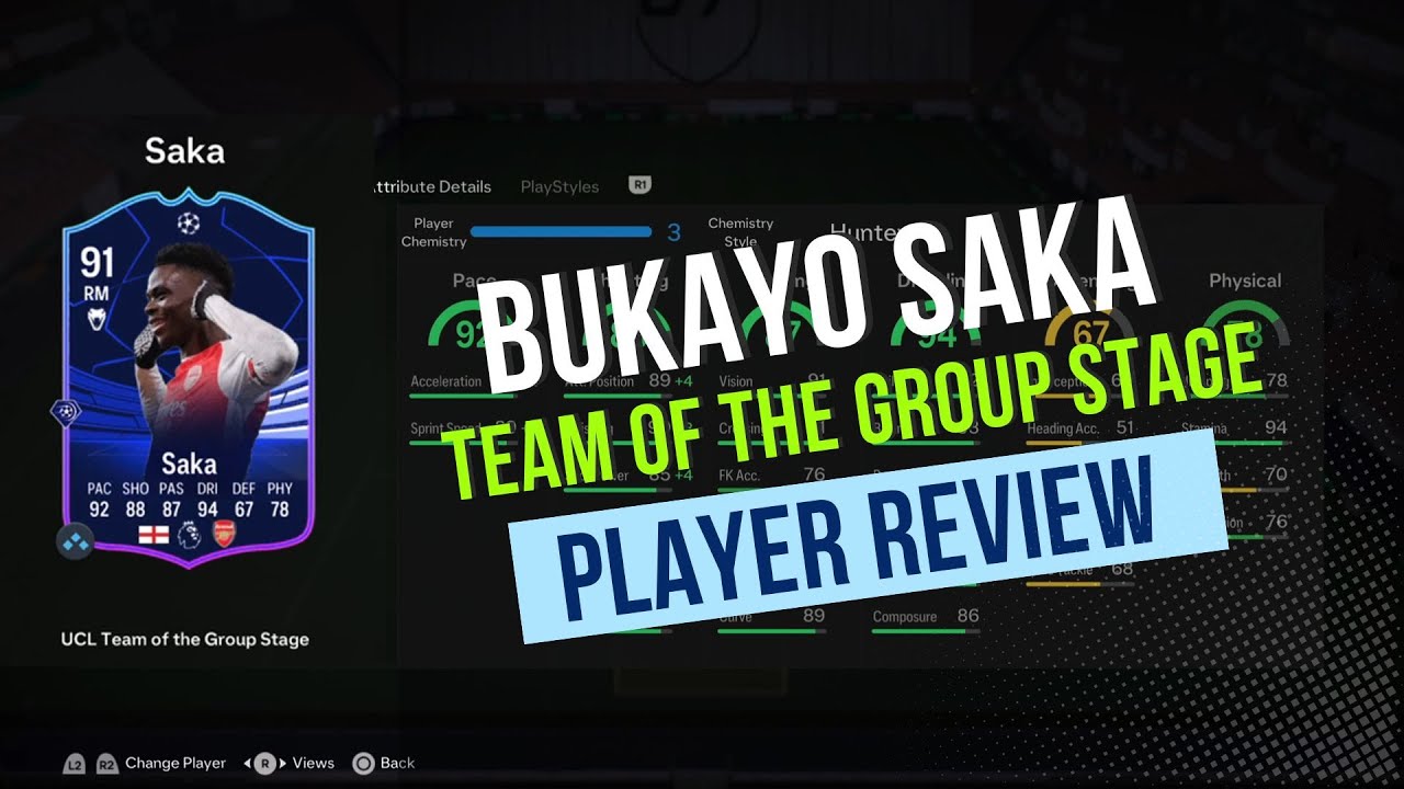 91 Bukayo Saka TOTGS Player Review - He Is Worth Every Penny! FC 24 ...