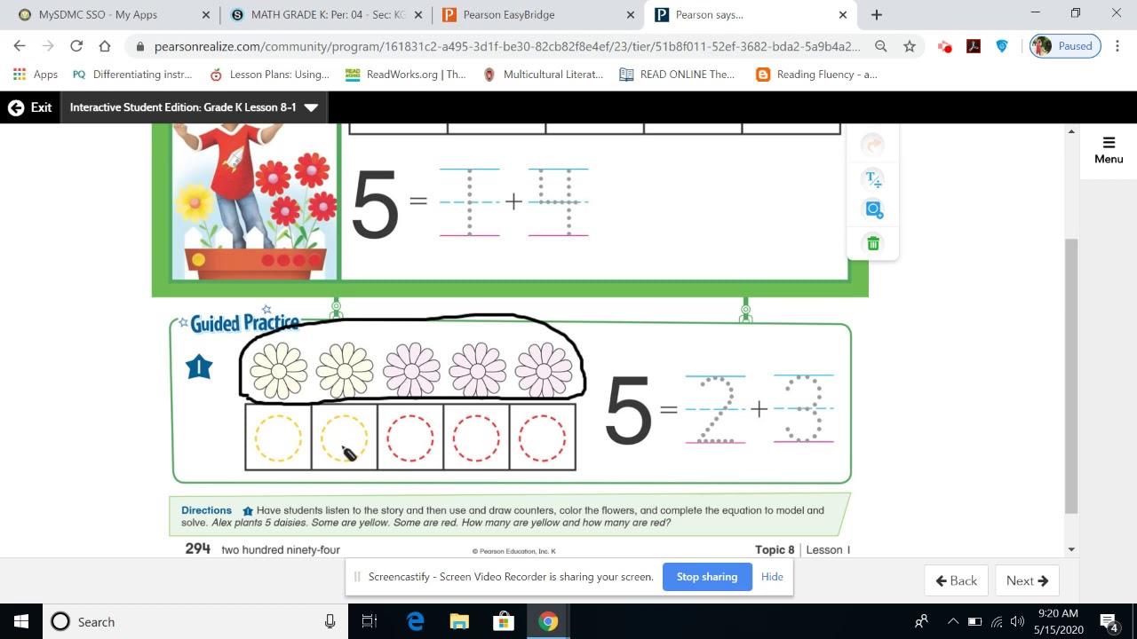 Math Lesson 8-1 - YouTube