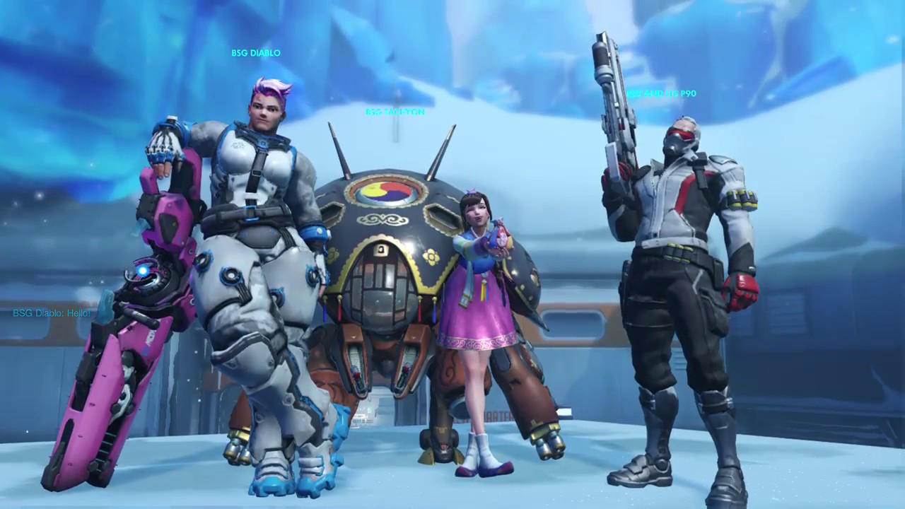 Overwatch POG through teammates - YouTube