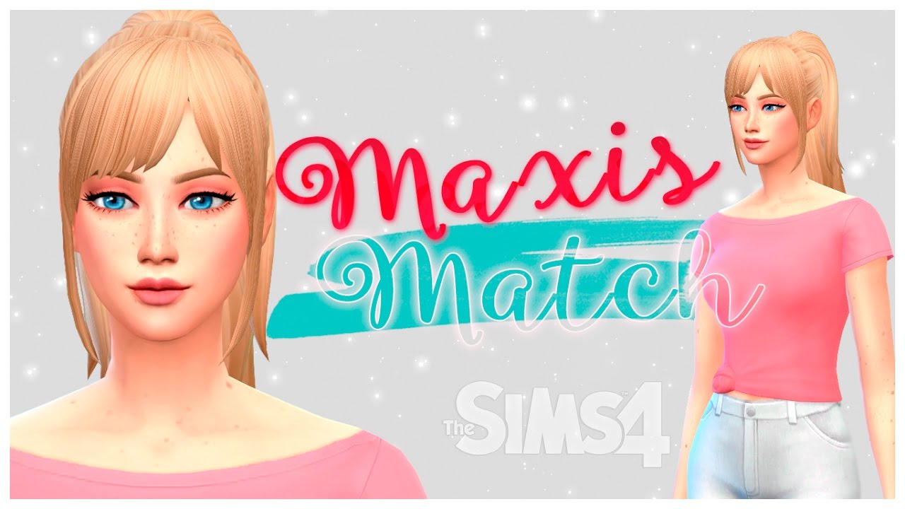 SIMS 4 CC ~MAXIS MATCH #1 || [DESCARGA] - YouTube