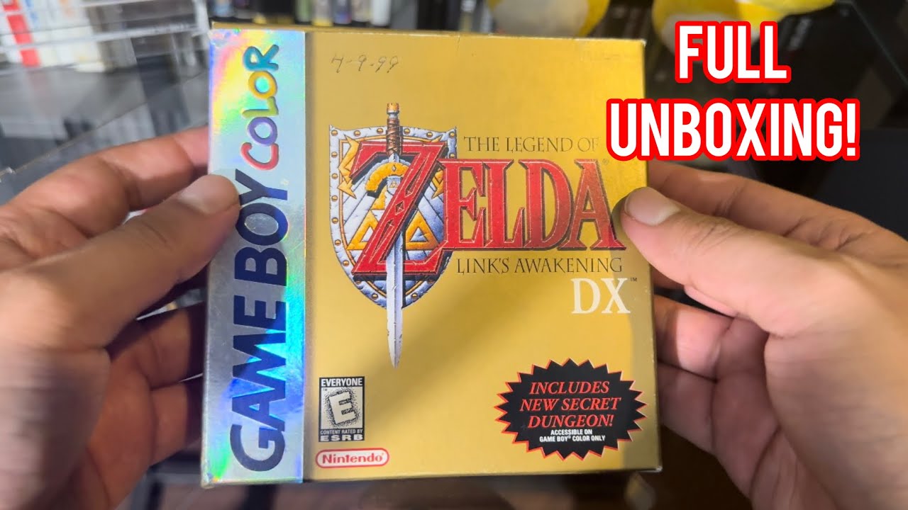 UNBOXING! Link’s Awakening DX for Game Boy Color - A Timeless Adventure ...