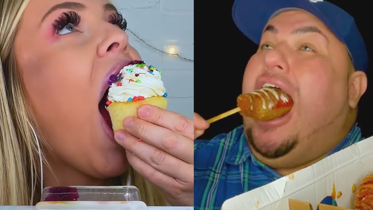 How different mukbangers EAT - YouTube