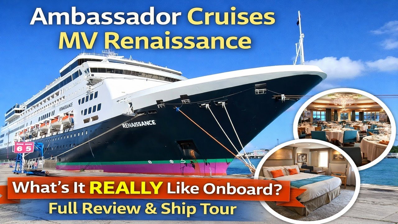 Ambassador Cruises MV Renaissance – What’s It Really Like Onboard? Full ...