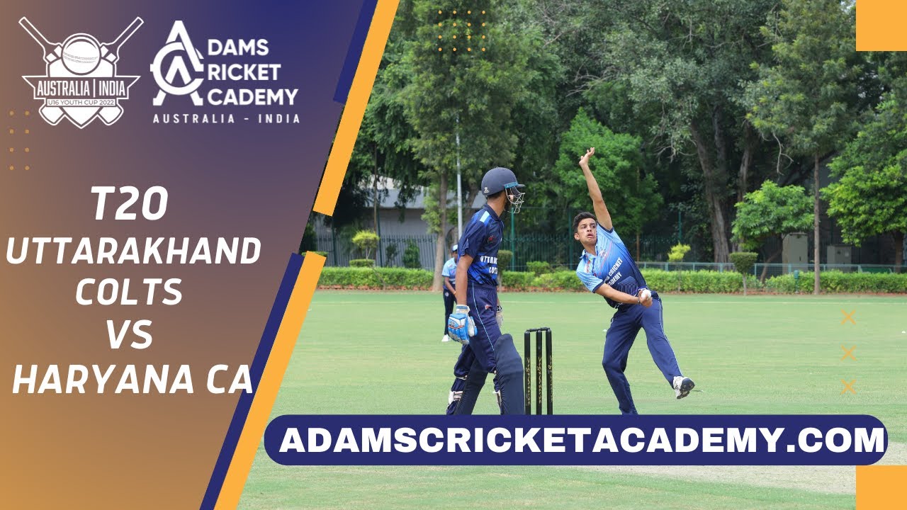 Australia - India - U16 Youth Cup - T20 - - Match 2 - Uttarakhand Colts ...
