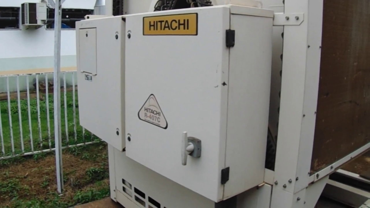 Chiller Hitachi Samurai - Sobrecarga no motor do condensador - YouTube