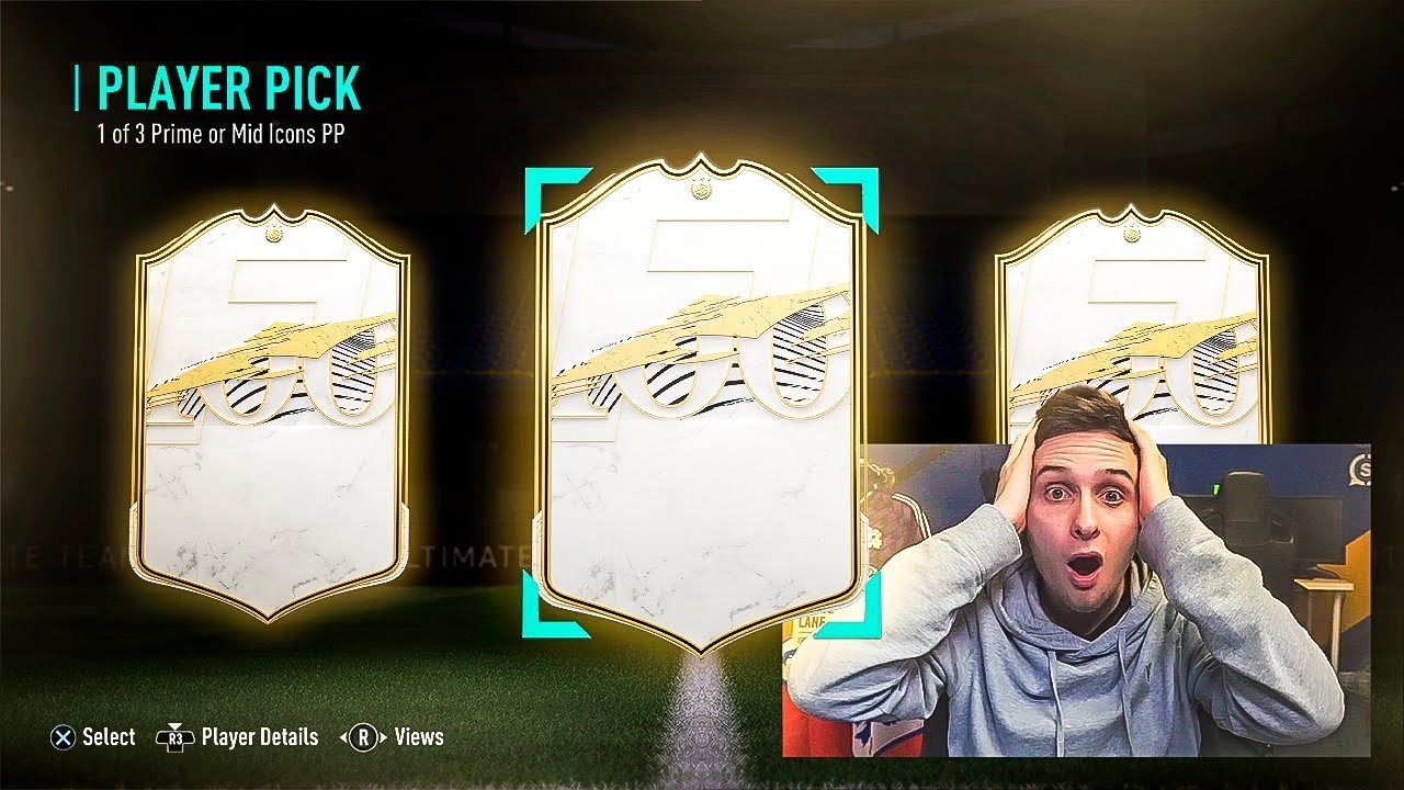OPENING MY ICON PLAYER PICK WITH MY FUT CHAMPS REWARDS!!! FIFA 21 - YouTube