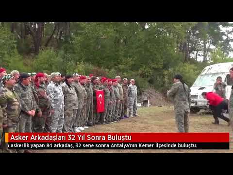 ASKER ARKADAŞLARI 32 YIL SONRA BULUŞTU  2017