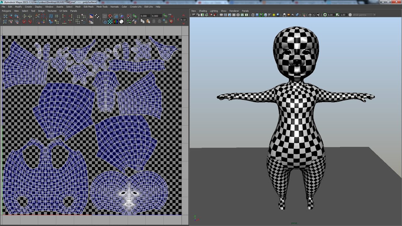 Character Workflows (UV Mapping a Character) - YouTube