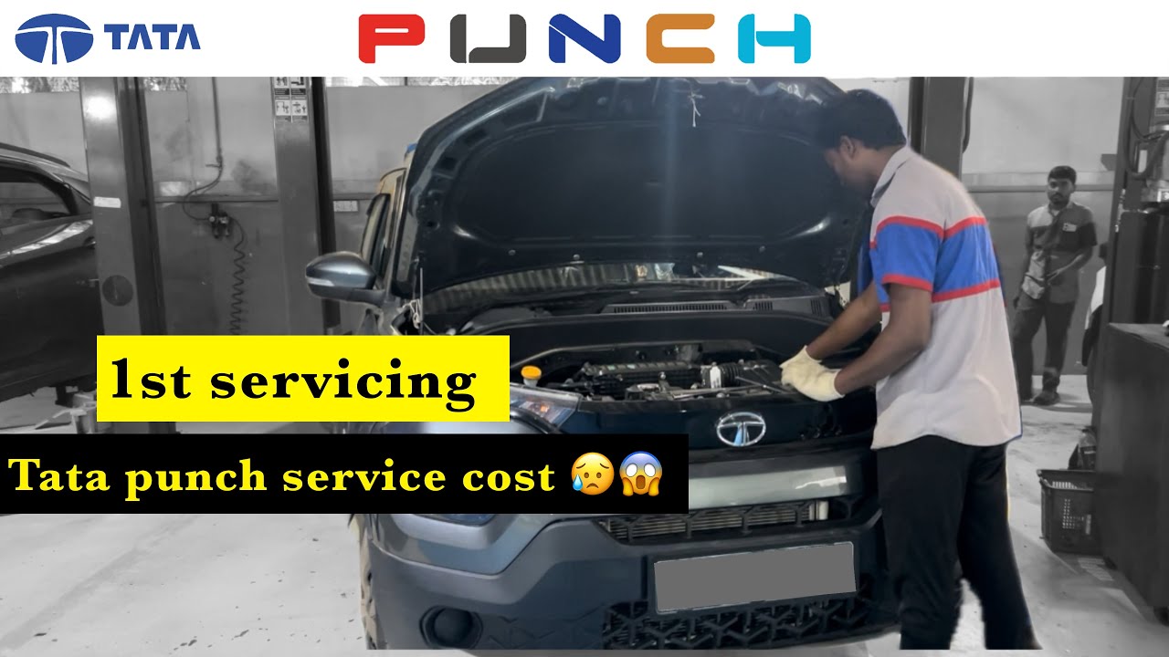 tata punch servicing/ tata punch service cost 😥😱 - YouTube