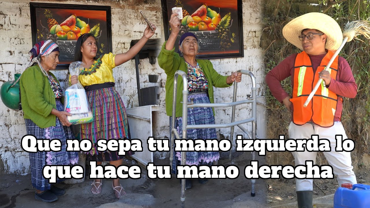 Que no sepa tu mano izquierda lo que hace tu mano derecha, recuerda que ...