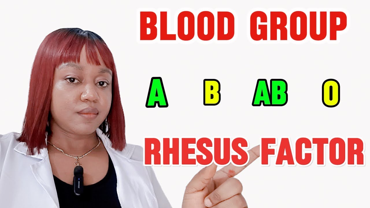 Blood Group Types (ABO) and Rhesus Factor. Blood Group A, B, AB, and O ...