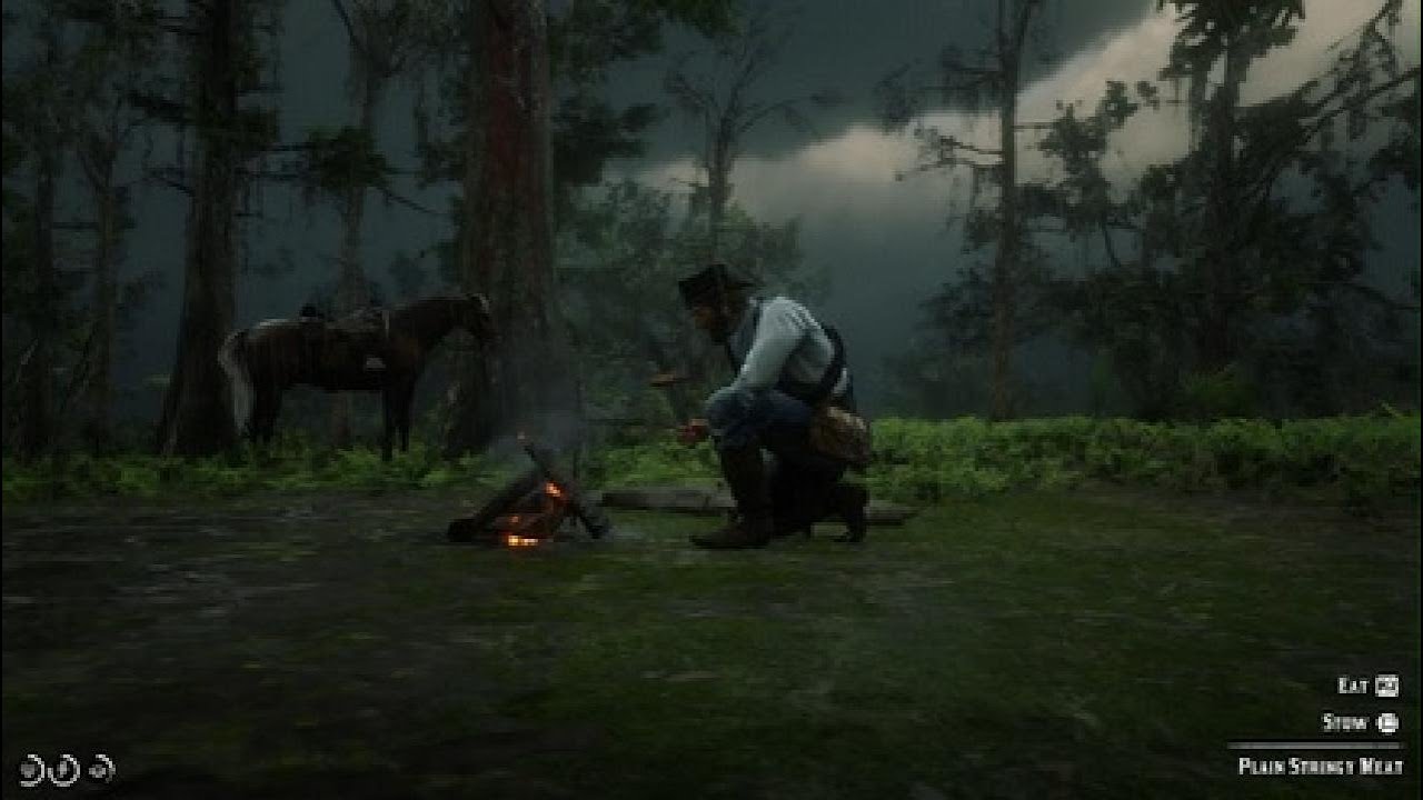 Chill Bonfire Arthur Morgan Red Dead Redemption 2 - YouTube