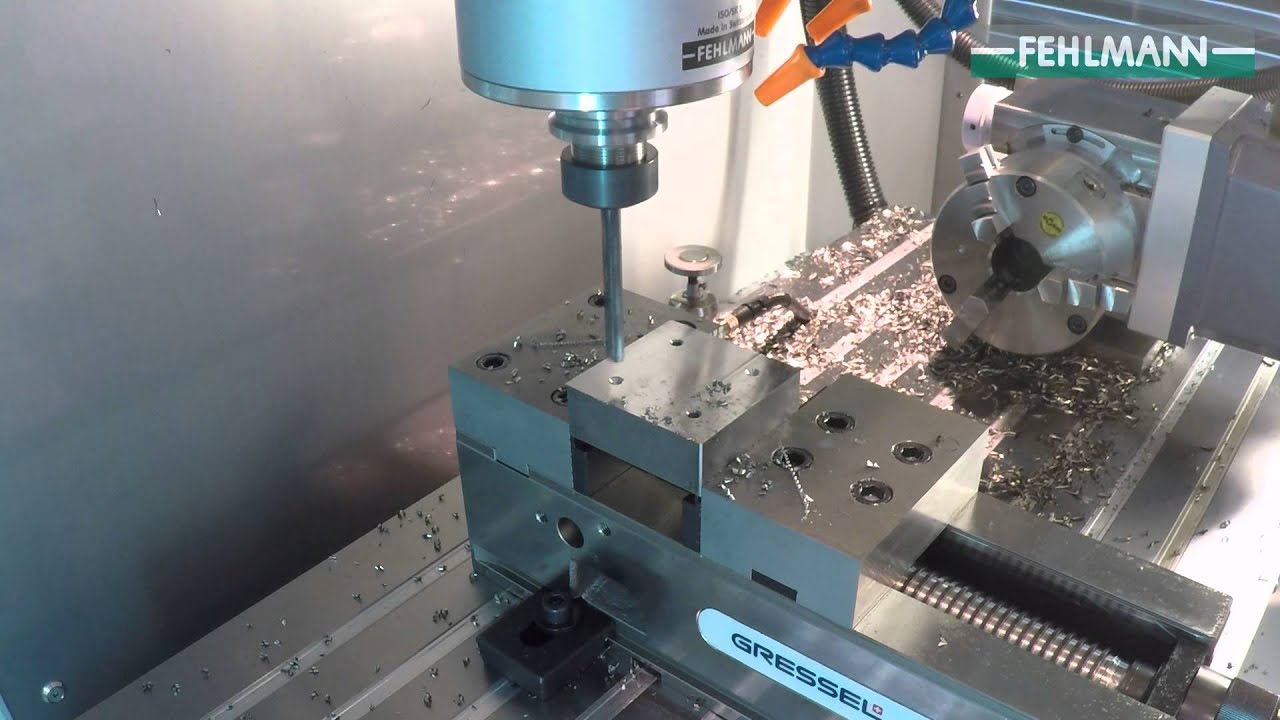 Manuell und CNC arbeiten FEHLMANN PICOMAX 56 TOP - YouTube