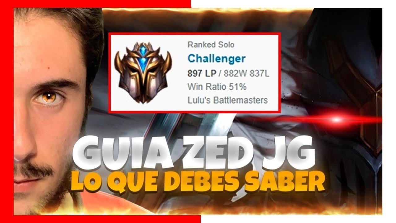 🔥AQUI ESTAN LOS TRUCOS que NECESITAS (ZED CHALLENGER JG) GUIA DIDACTICA ...