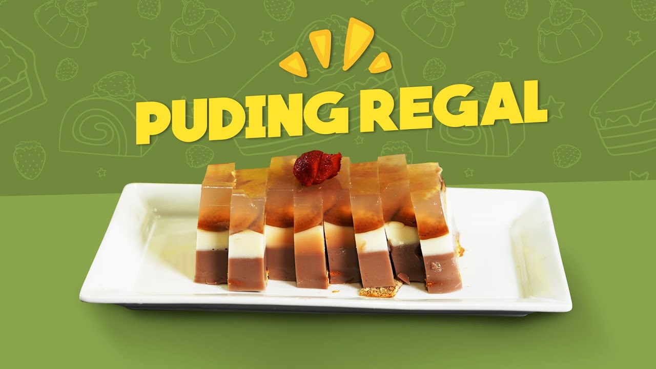 Resep Puding Regal 3 Layer Paling Mudah - YouTube