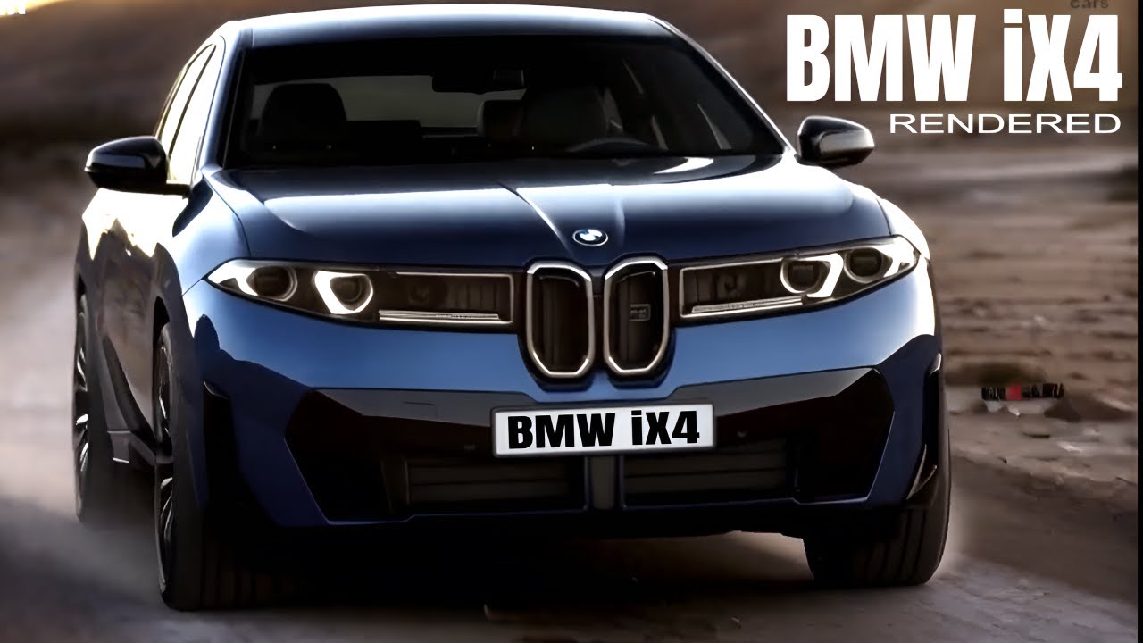 New BMW iX4 Electric Coupe SUV: The iX3’s Sleeker Secret Rendered - YouTube