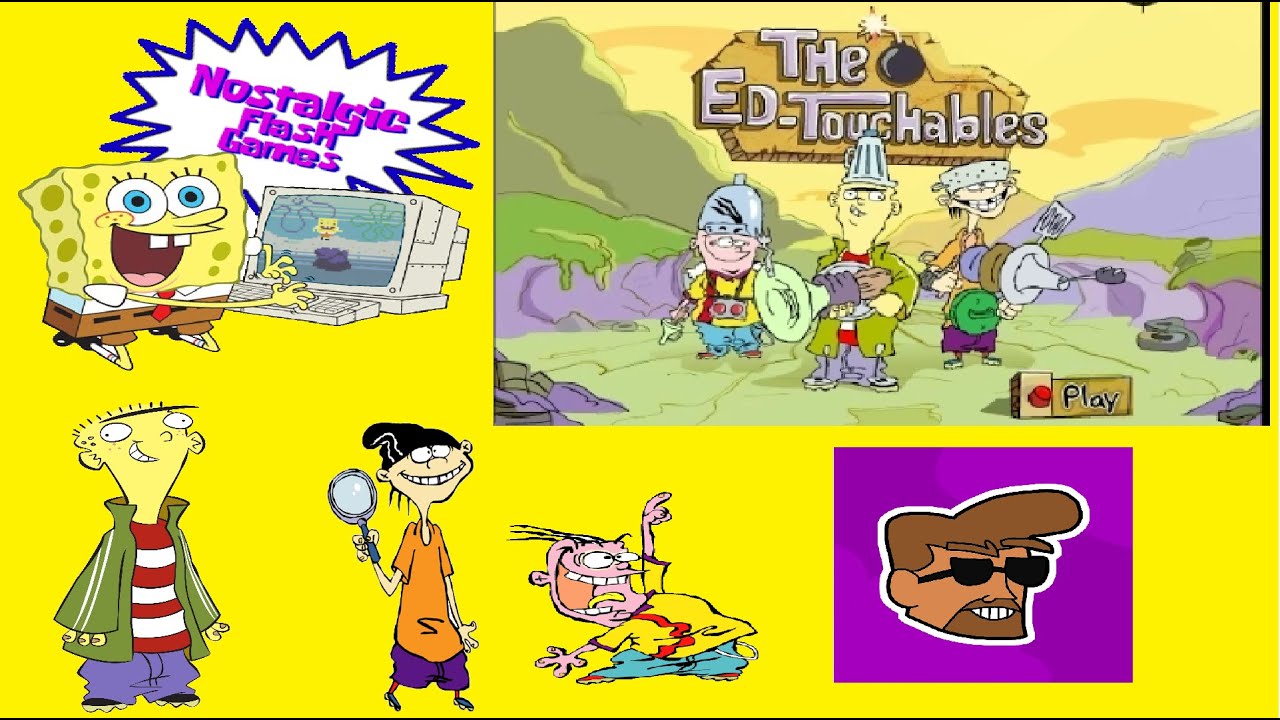 Nostalgic Flash Games Ep.1: Ed,Edd,N Eddy: The Ed-Touchables - YouTube