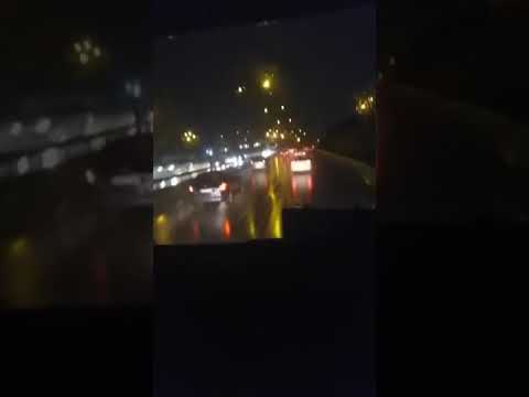 Yağmurlu havada İstanbul yolları