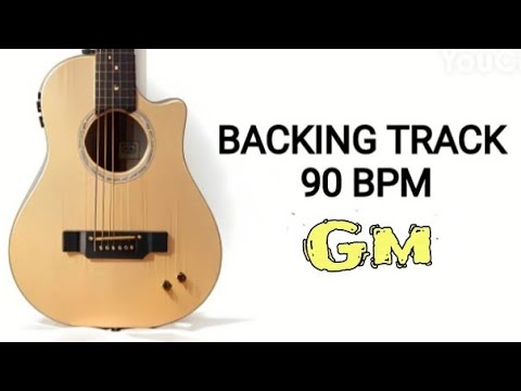 🎸Rock Pop - BACKING TRACK - Acoustic guitar - 90 BPM - G minor ...