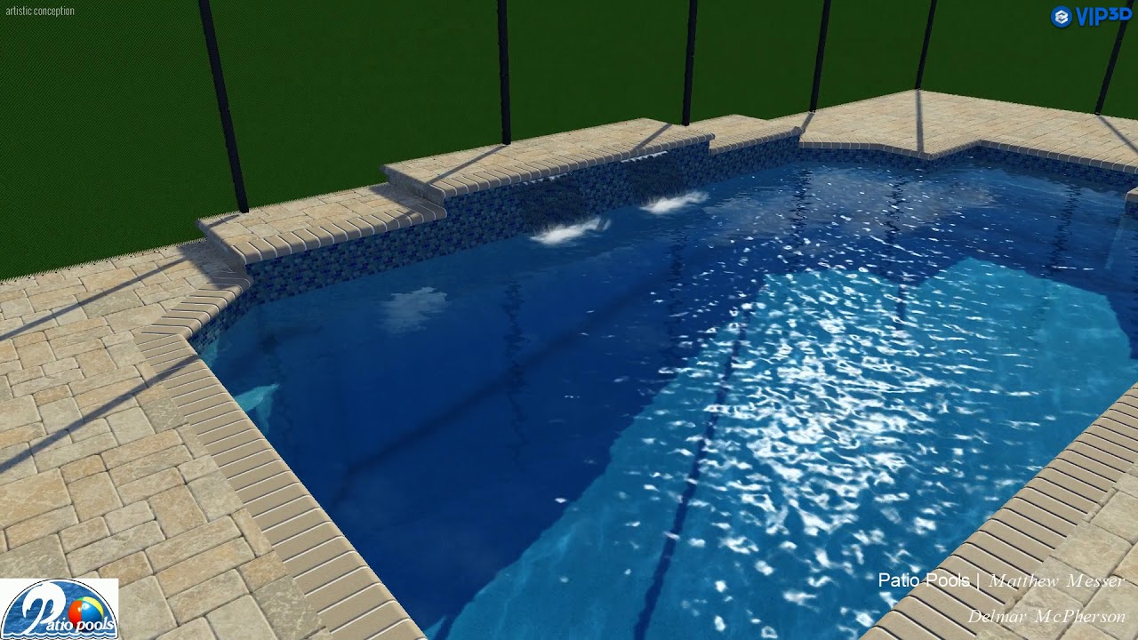 McPherson Swimming Pool - Patio Pools - YouTube