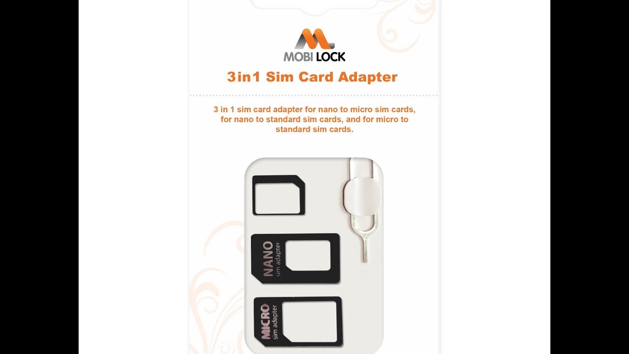 Mobi Lock 3 in 1 Sim Card Adapter (Micro, Nano and Standard Sim) Review ...