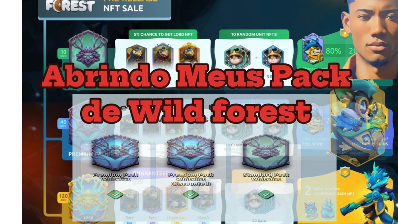 ABRINDO MEUS PACKS DE JOGO WILD FOREST| NFT RONIN - YouTube