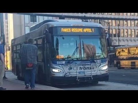CTtransit 2018 New Flyer Industries XD40 #8600 Ride on route 510D - YouTube