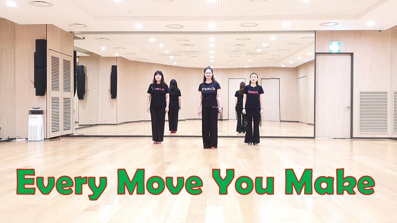 Every Move You Make Line Dance (High Beginner Level) - YouTube