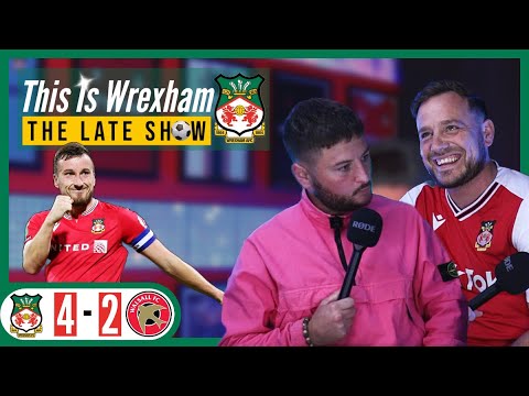 This Is Wrexham | The Late Show with Shaun Winter | Wrexham 4 - Walsall ...