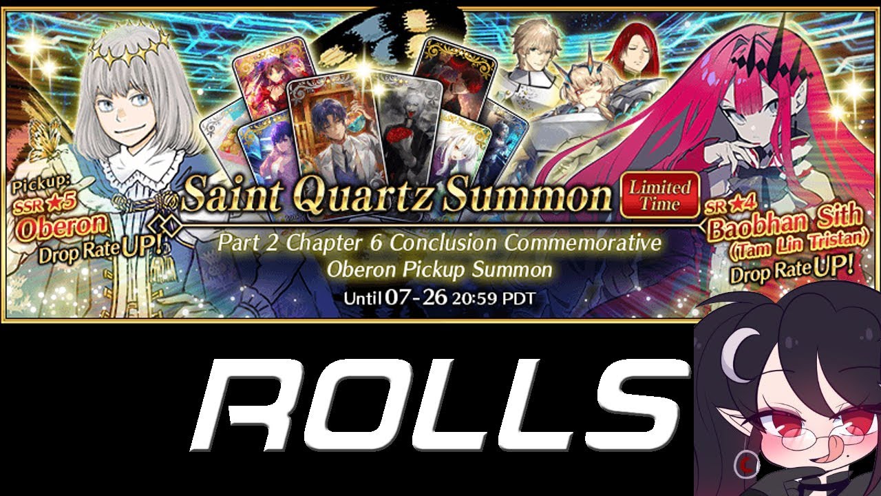 EVENTO CANÓNICO - ROLLS POR OBERON | FATE/GRAND ORDER NA - YouTube