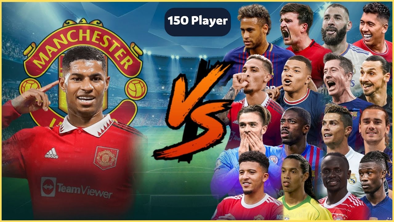 Rashford 🆚 150 Player🔥💪(Ronaldo-Messi-Mbappe-Haaland) •8 Minutes• - YouTube