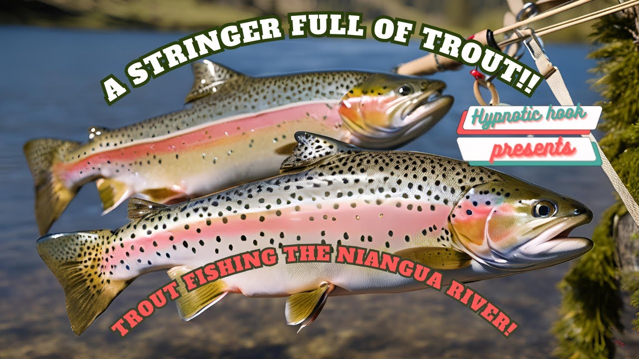 I CAUGHT a Stringer FULL of TROUT on the Niangua River! (1 of 2) - YouTube