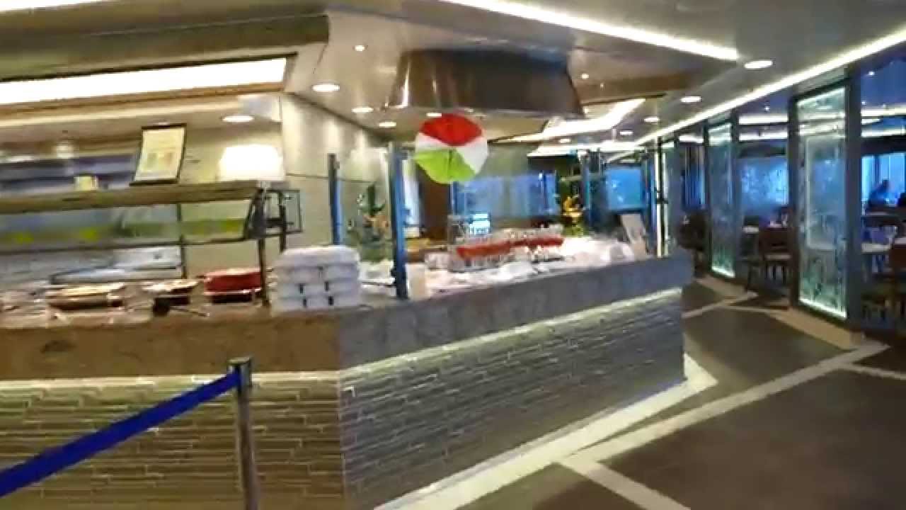 帝王公主號~自助餐廳 Regal Princess Horizon Court - YouTube