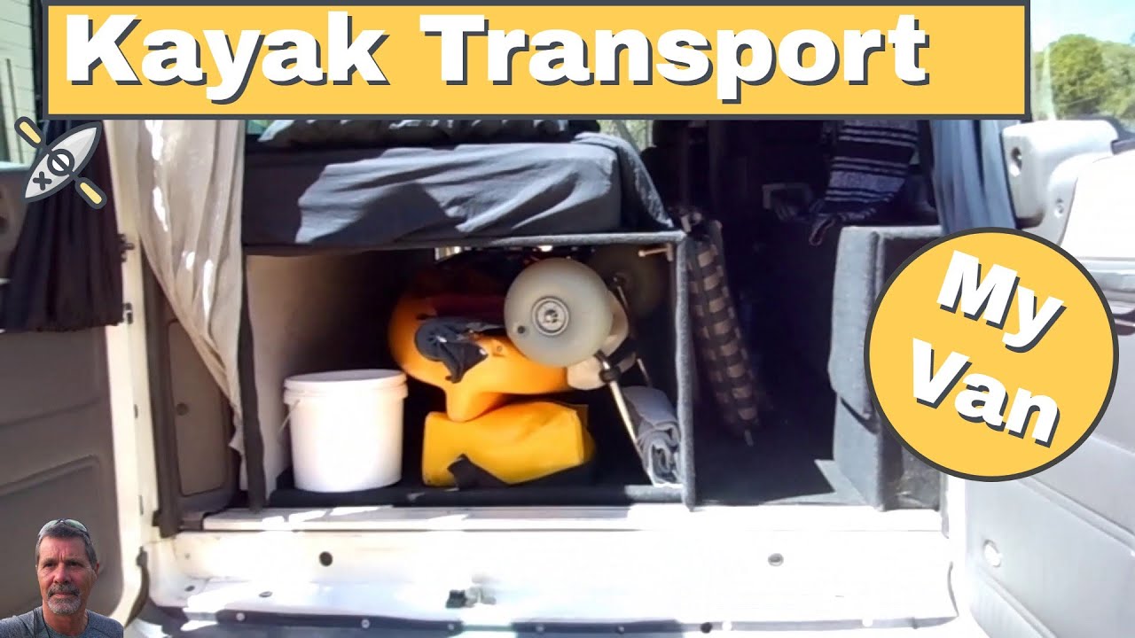 Kayak fishing hacks tips tricks Van life Kayak storage no lifting ...