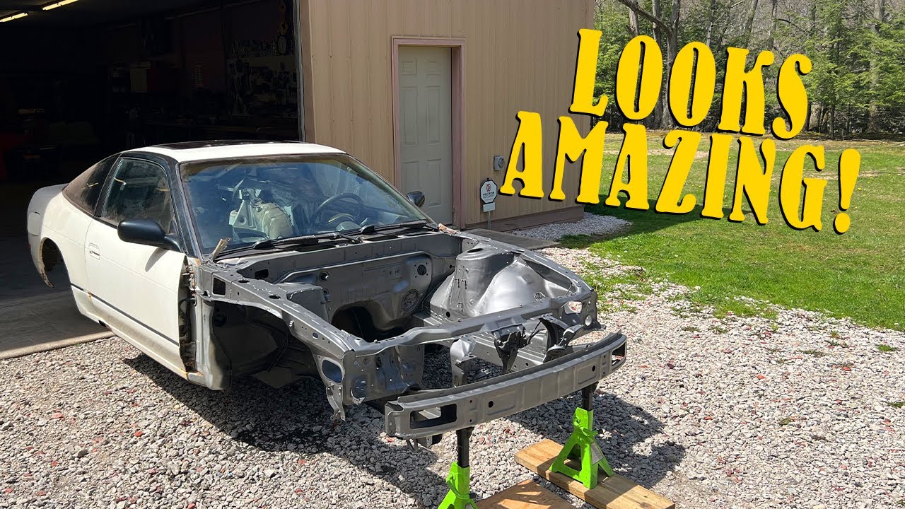 Painting The 240sx Engine Bay - YouTube