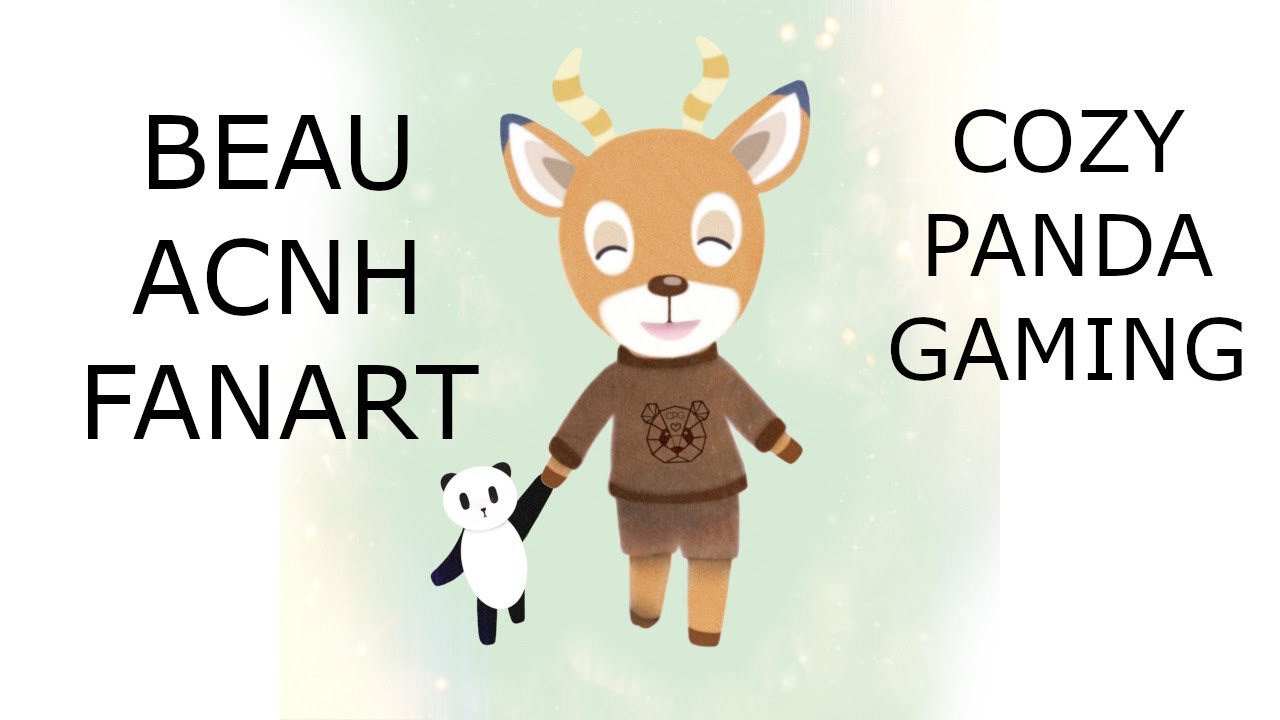 Beau Animal Crossing New Horizons Fanart Speed Draw - YouTube