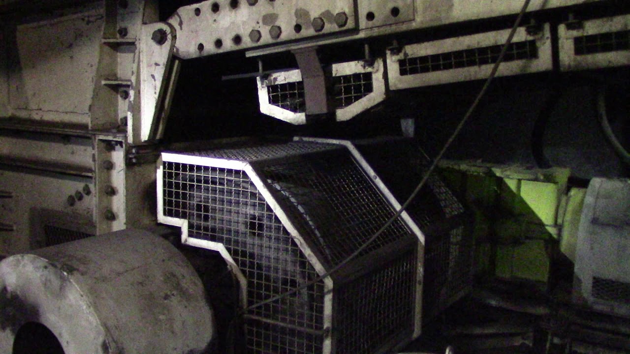 The Velenje Coal Mine, Running of drive motors for conveyor belt - YouTube