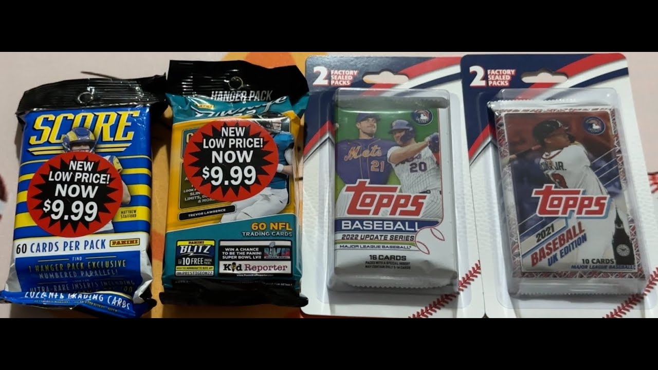 Walgreens MJ Holdings Baseball Blister Packs & Football Clearance ...