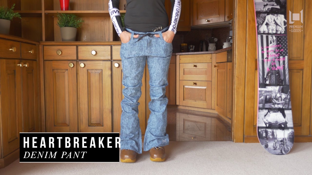 2017/18 L1 Heartbreaker Denim Snowboard Pant - YouTube
