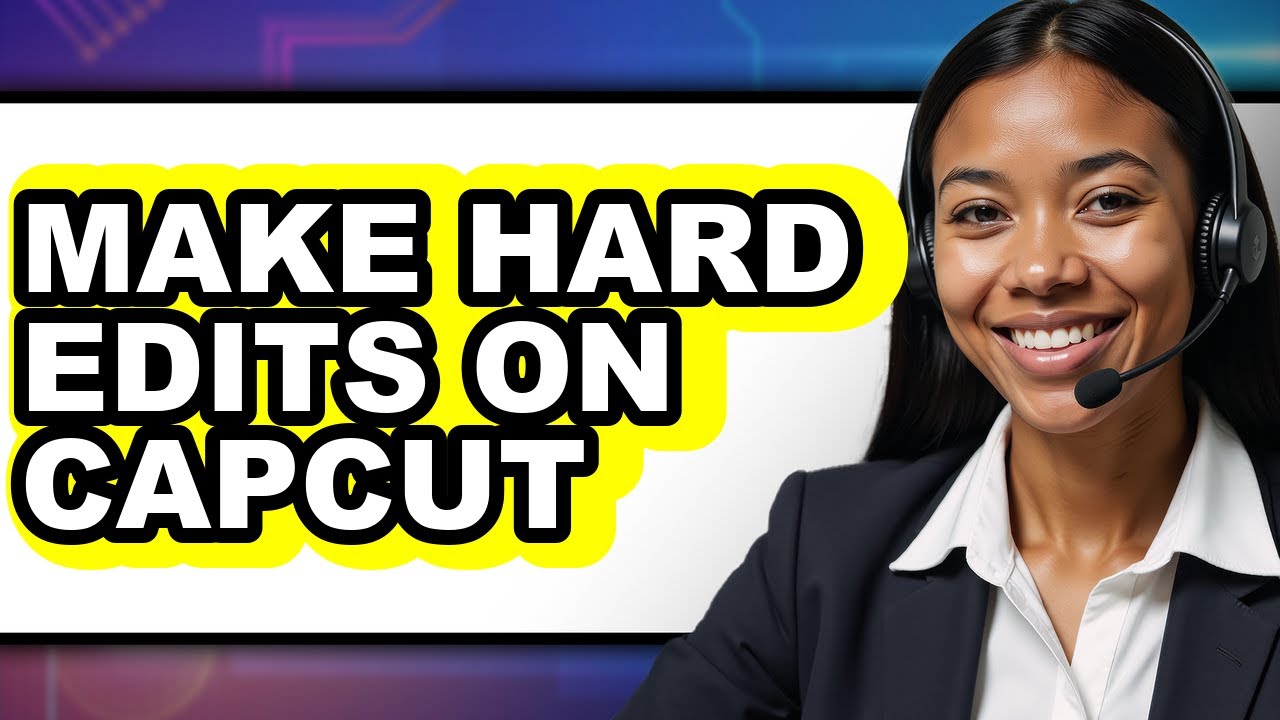 How To Make Hard Edits On Capcut (Easy Method) - YouTube